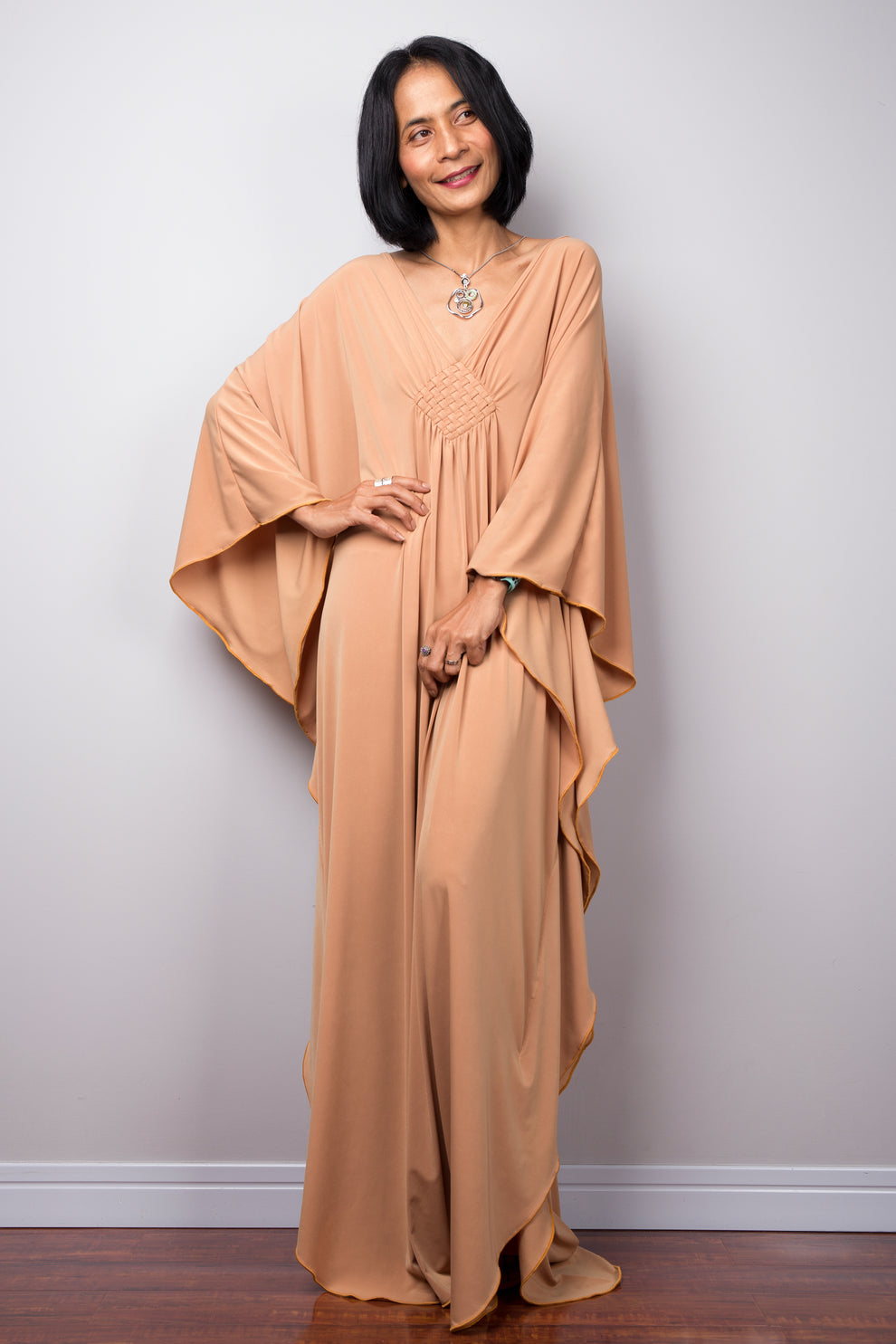 Kaftan dresses online. Photoshoot kimono kaftan dress by Nuichan